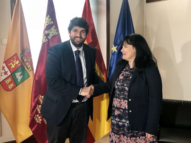 Fernando López Miras se reúne con la alcaldesa de Librilla - Librilla - murcia.com