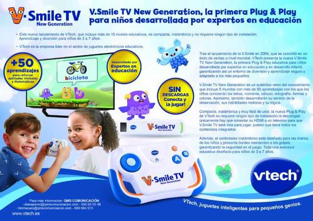 ¿Cuáles son los beneficios de una plug & play como la V. Smile en los niños? - Empresa - murcia.com
