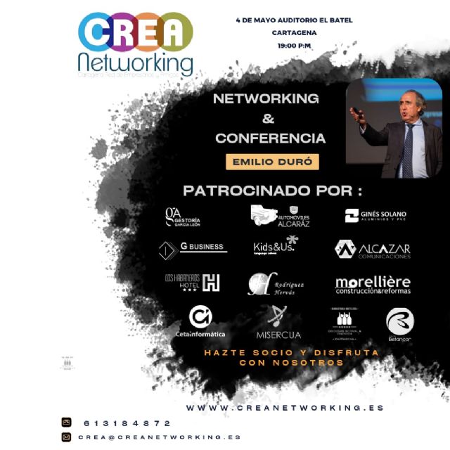 Emilio Duró impartirá una conferencia en El Batel organizada por CREA Networking - Empresa ...